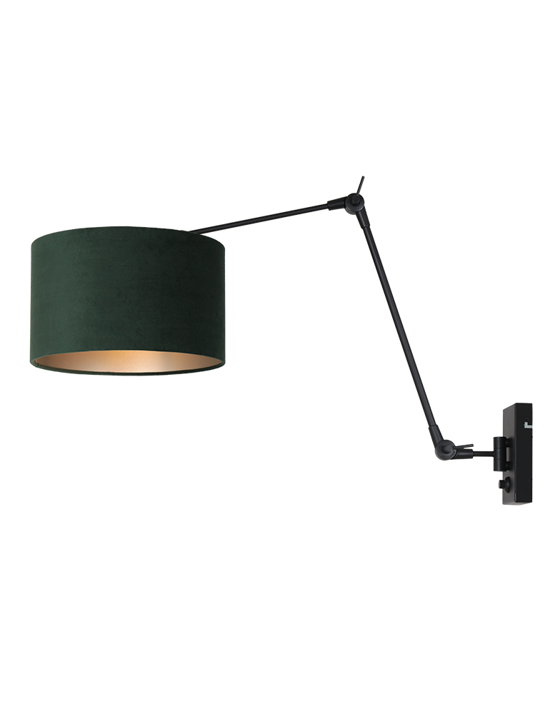 Applique orientable Steinhauer Prestige Chic noir et vert ...