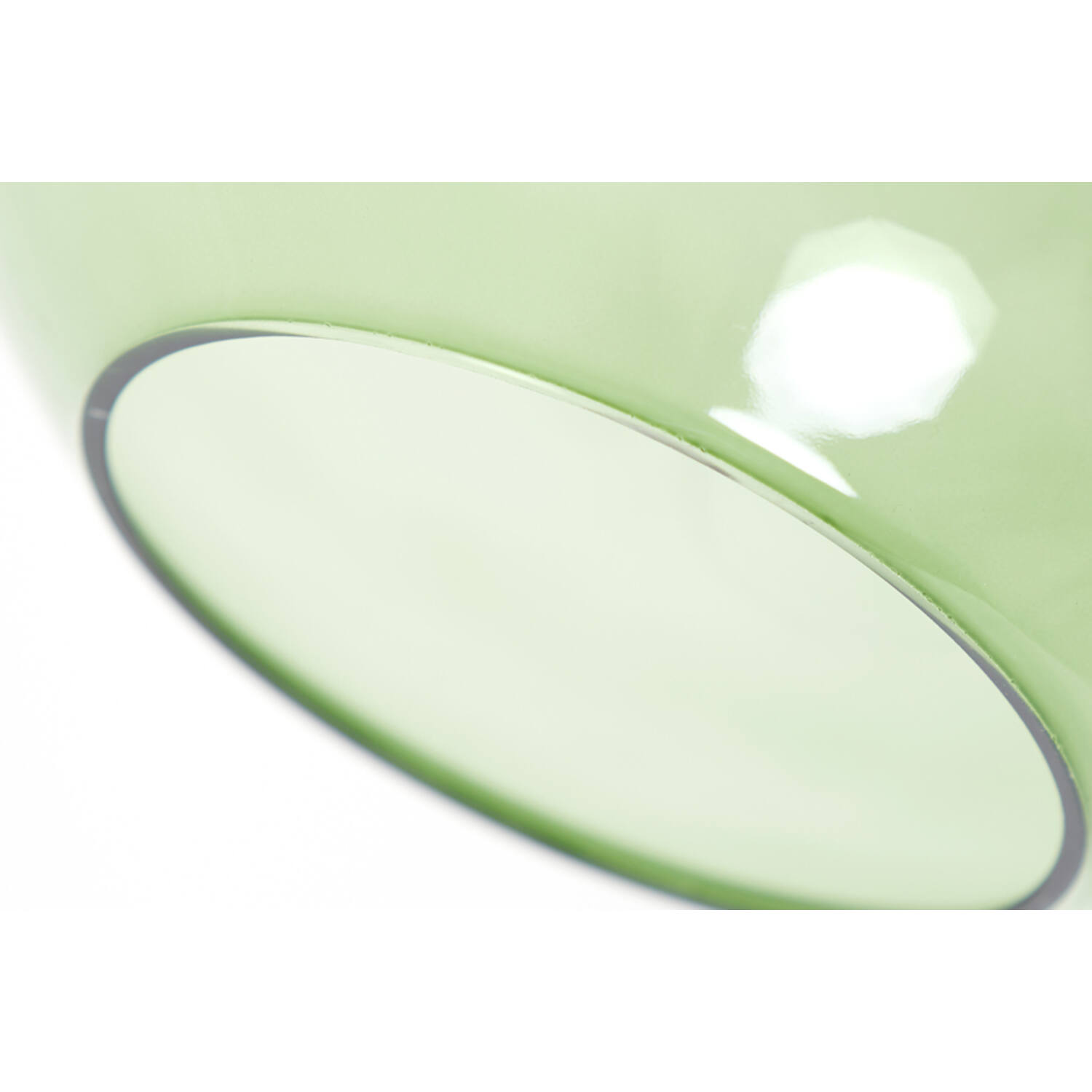 Lampe suspendue rétro verte en verre Light and Living Mayson ...