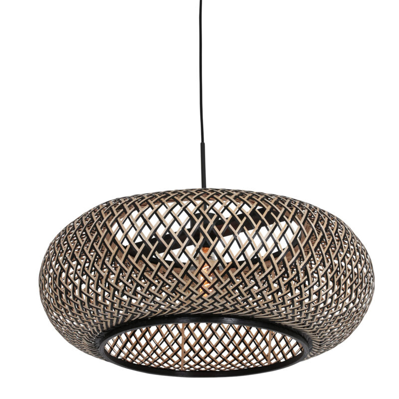Suspension en rotin tressé Anne Lighting Sparkled Light - Lampesenligne.fr